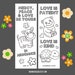 Bible Verse Coloring Bookmarks for Kids, Bible Bookmarks, Animal ...