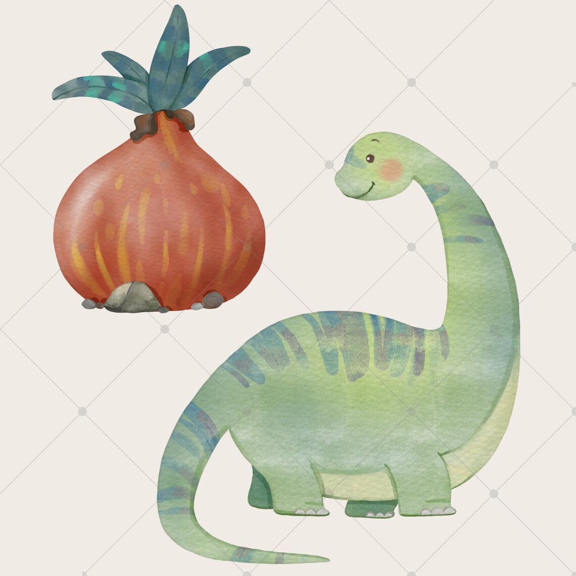 Watercolor Dinosaur Clipart, Watercolor Dinosaur Clipart PNG, Dinosaur ...