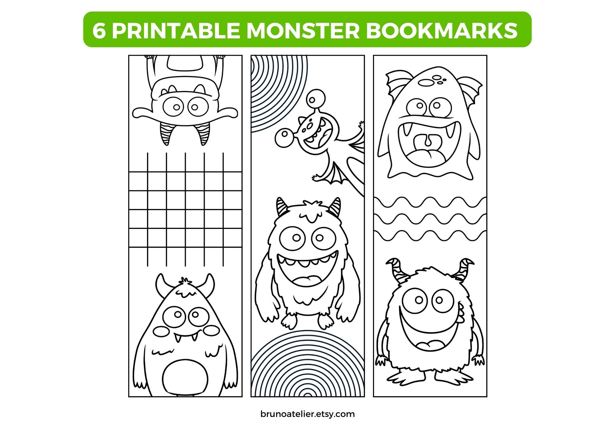 Monster High Printables Bookmarks