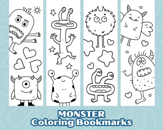 Doodle Bookmark - Etsy