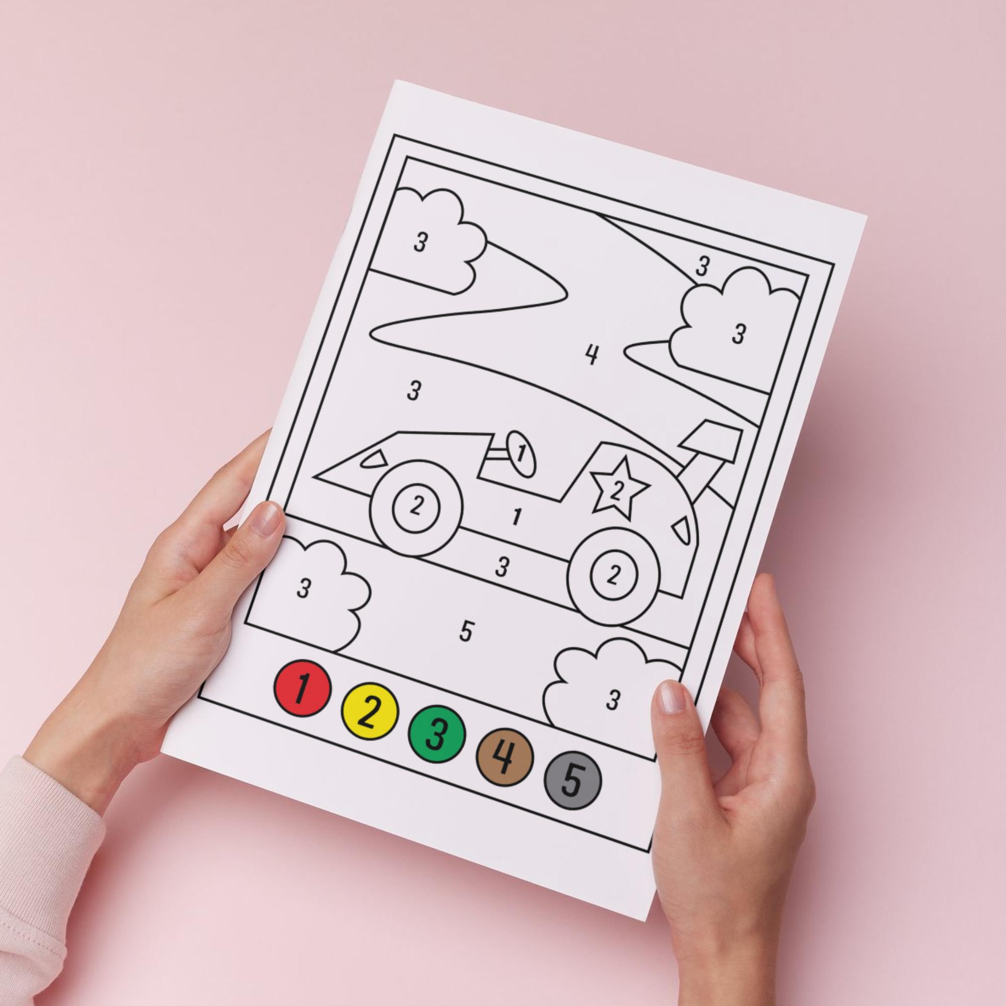 Vehicle Coloring Pages for Kids, Car Coloring Pages, Car Color by ...