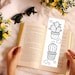 Cactus Coloring Bookmarks for Kids, Catus Bookmarks, Printable Bookmark ...