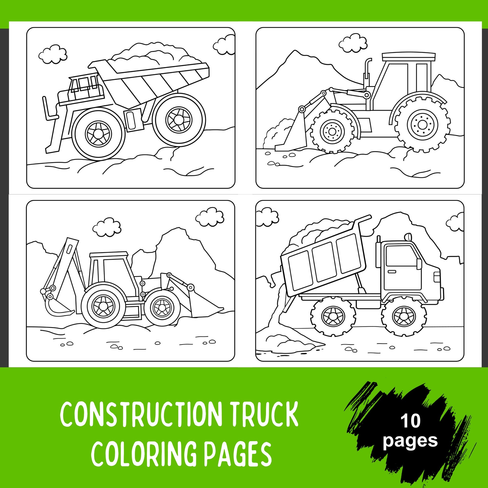 Truck Coloring Pages For Kids