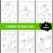 Cute Monster Coloring Pages for Kids, Monster Birthday Party, Cute ...