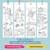 Monster Coloring Bookmarks for Kids, Animal Coloring Bookmarks, Monster ...