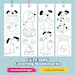 Cute Dog Coloring Bookmarks for Kids, Cute Dog Bookmarks, Printable ...