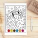 Easter Color by Number for Kids, Printable Color by Number Book, Color ...