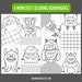 Monster Coloring Bookmarks for Kids, Animal Coloring Bookmarks, Monster ...