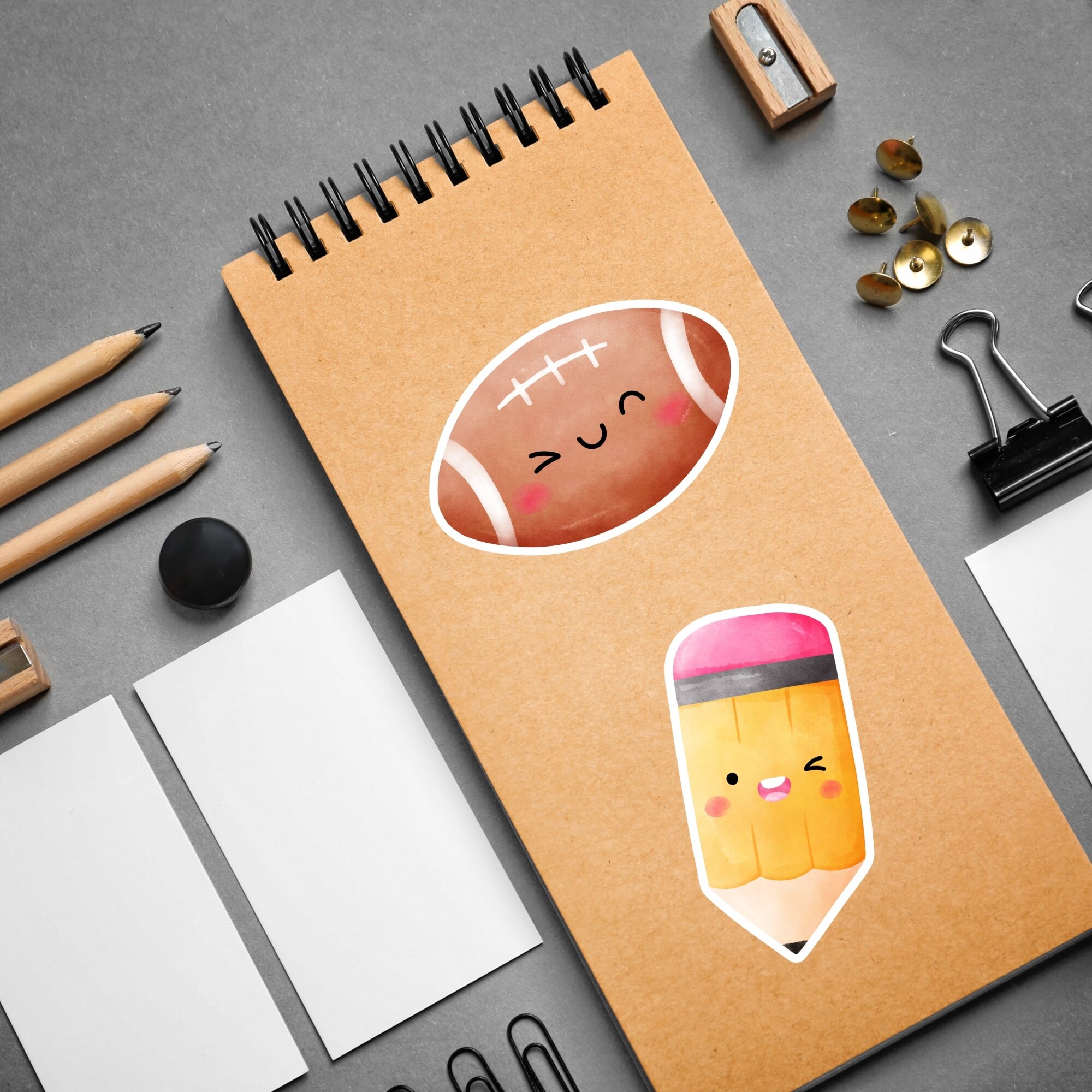 Back to School Stickers for Kids, School Stickers PNG, Print and Cut ...