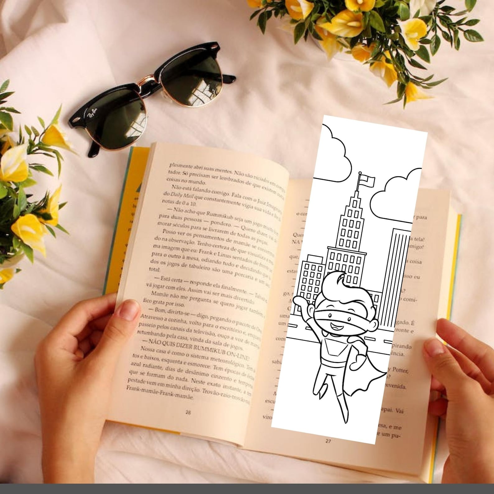 Superhero Coloring Bookmarks for Kids: Printable DIY Set (PDF) - Etsy