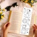 Cute Dog Coloring Bookmarks for Kids, Cute Dog Bookmarks, Printable ...