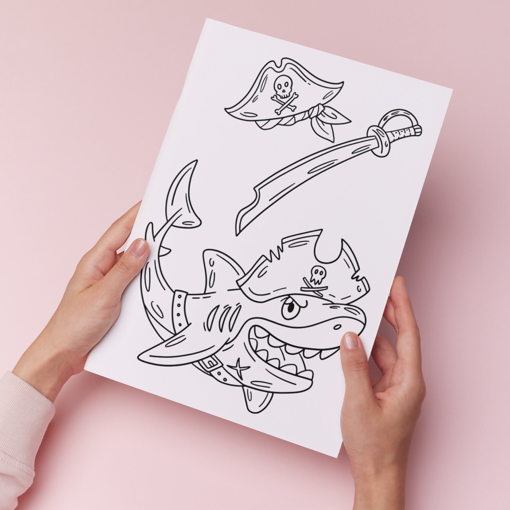 Pirate Coloring Pages for Kids, Pirate Activity Pages, Pirate Birthday ...