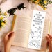 Unicorn Coloring Bookmarks for Kids: Set of 4 Fantasy Bookmarks ...