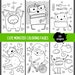 Cute Monster Coloring Pages for Kids, Monster Birthday Party, Cute ...