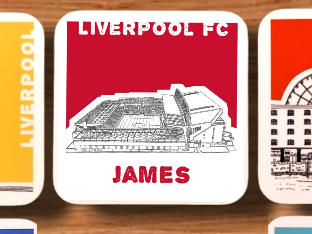 Liverpool Football Club Stadium Coaster Anfield. Custom Name Liverpool ...