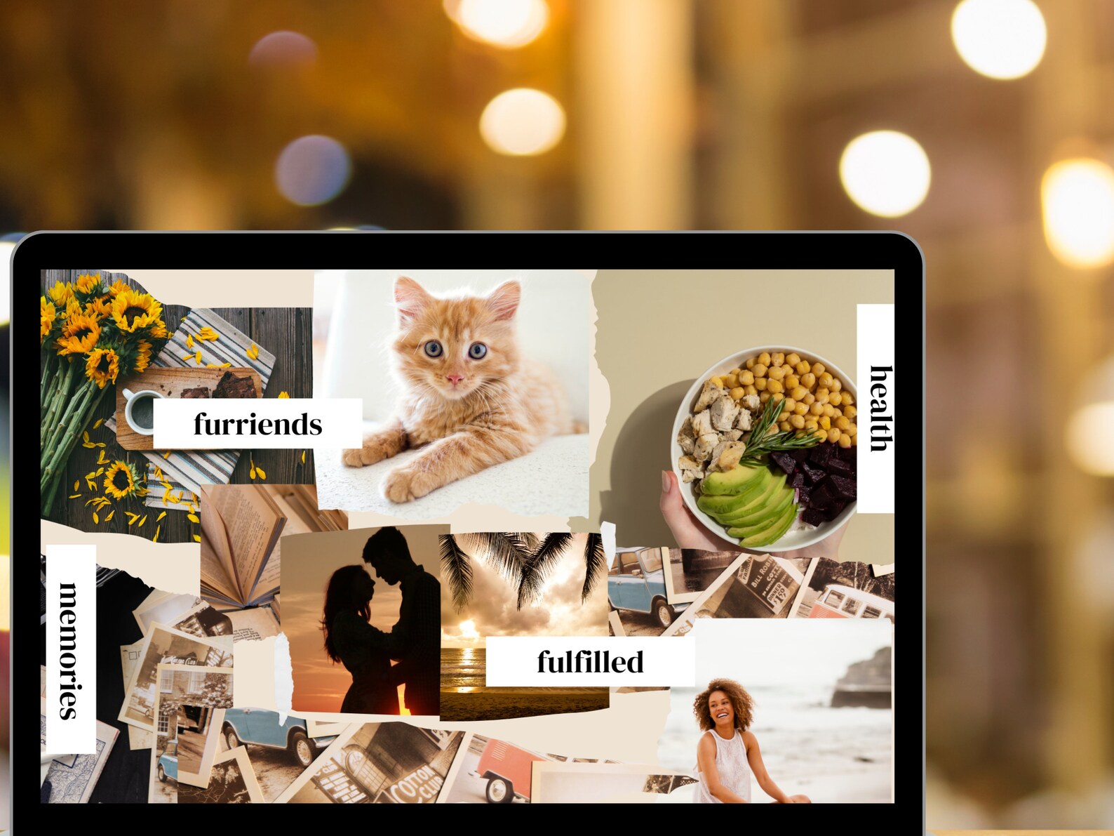 35 Customizable Vision Board Templates With Filled Out Examples and ...
