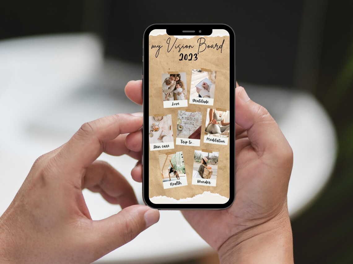 35 Customizable Vision Board Templates With Filled Out Examples and ...