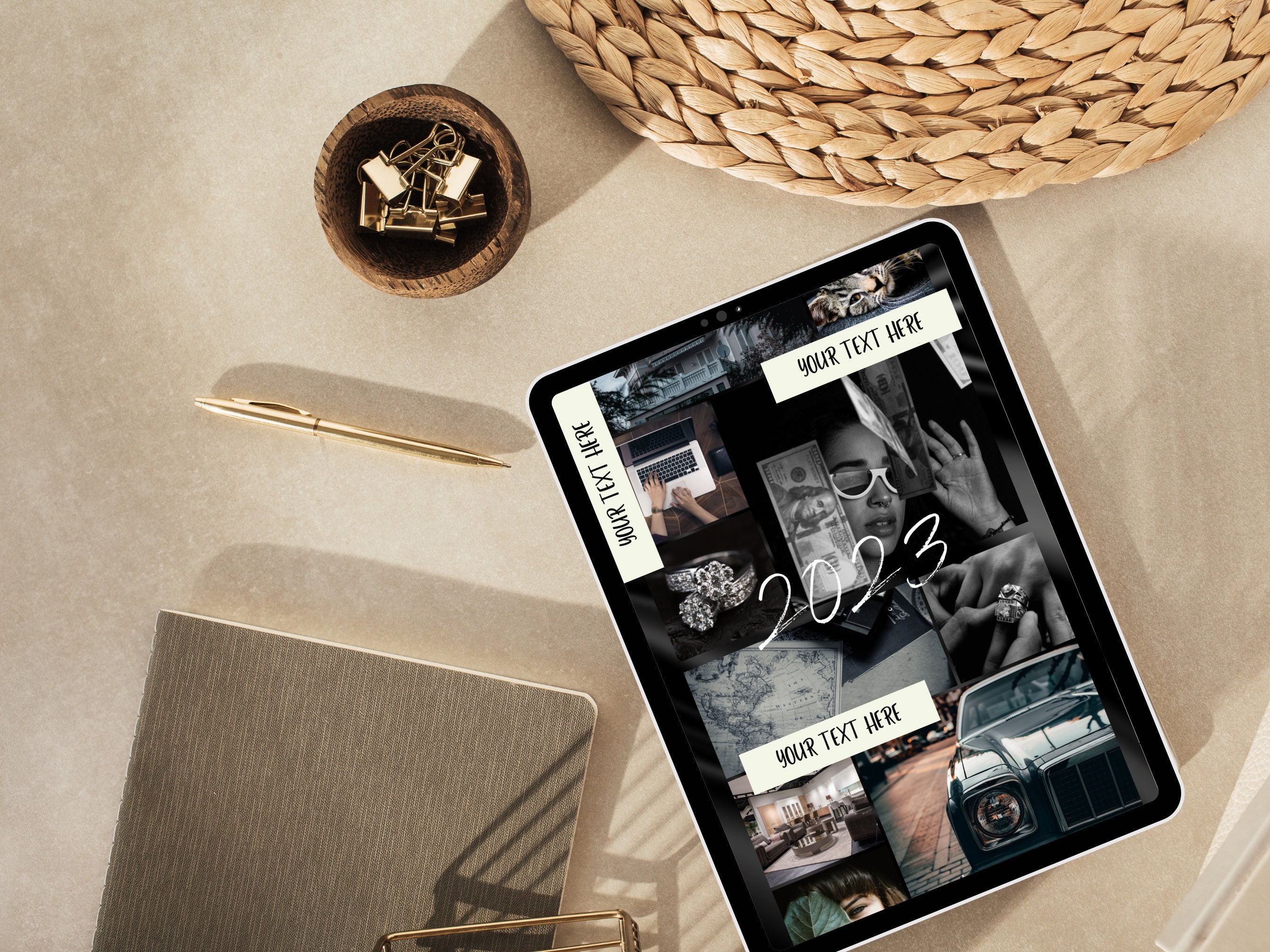 35 Customizable Vision Board Templates With Filled Out Examples and ...