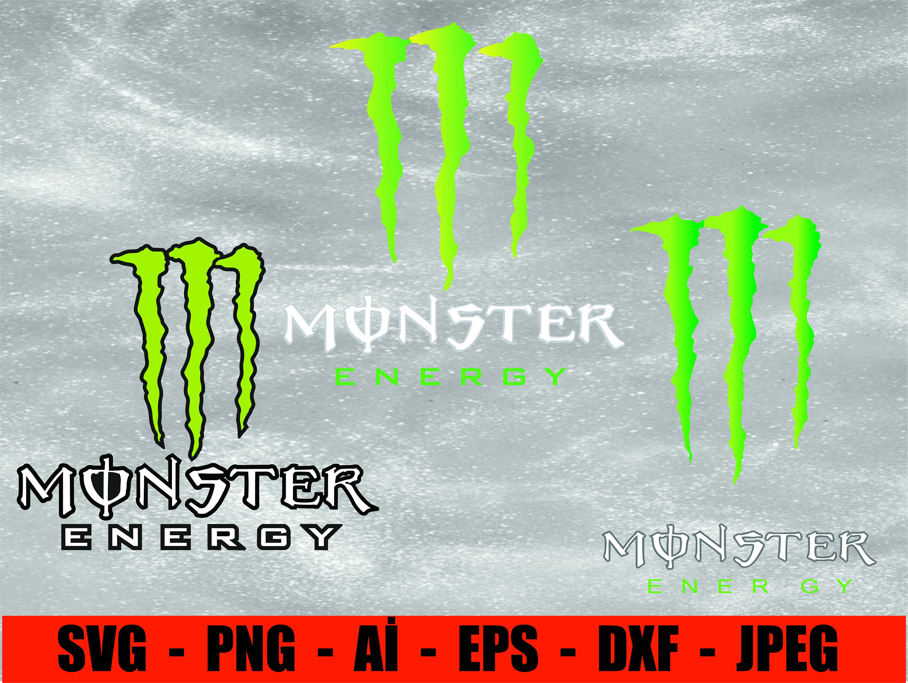 Monster Energy Svg Png Ai Jpg Eps Bundle - Etsy