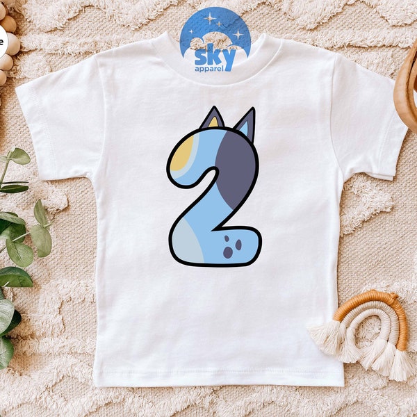 Bluey Twoey Birthday - Etsy