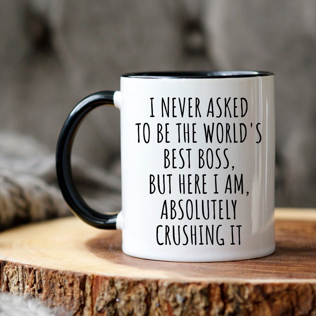 Funny Boss Gift, National Boss Day Gift, Boss Coffee Mug, Gift for Boss ...