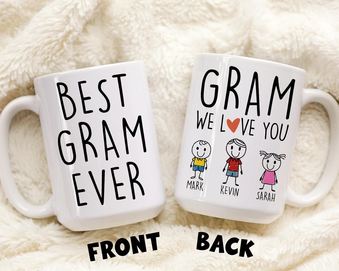 Gram Mug, Personalized Gram Gift, Gram Birthday Christmas Gift, Gram ...