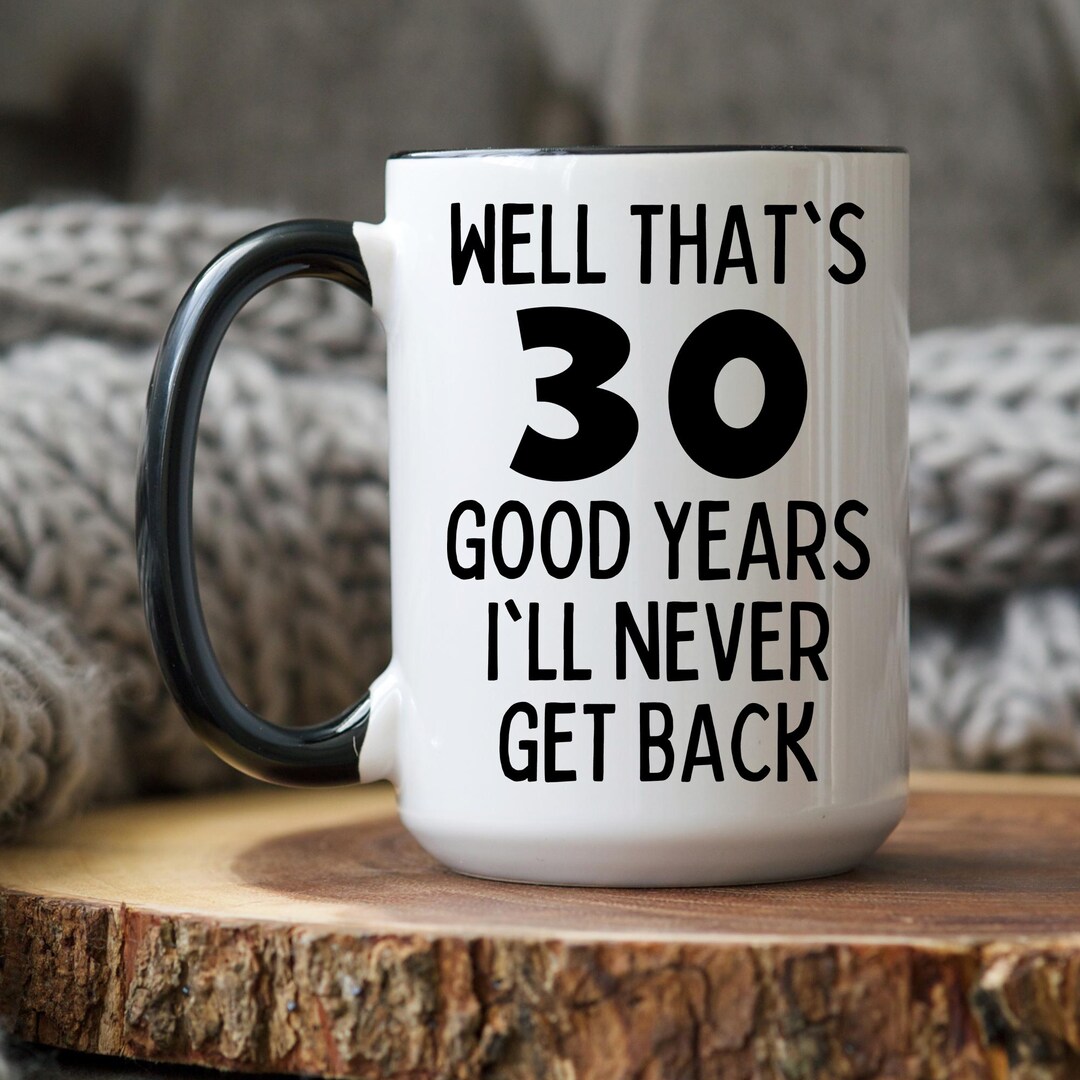 30th Work Anniversary Gift, 30 Years Work Service Gift, 30th Retirement Mug, Thirty Years, 30 ...
