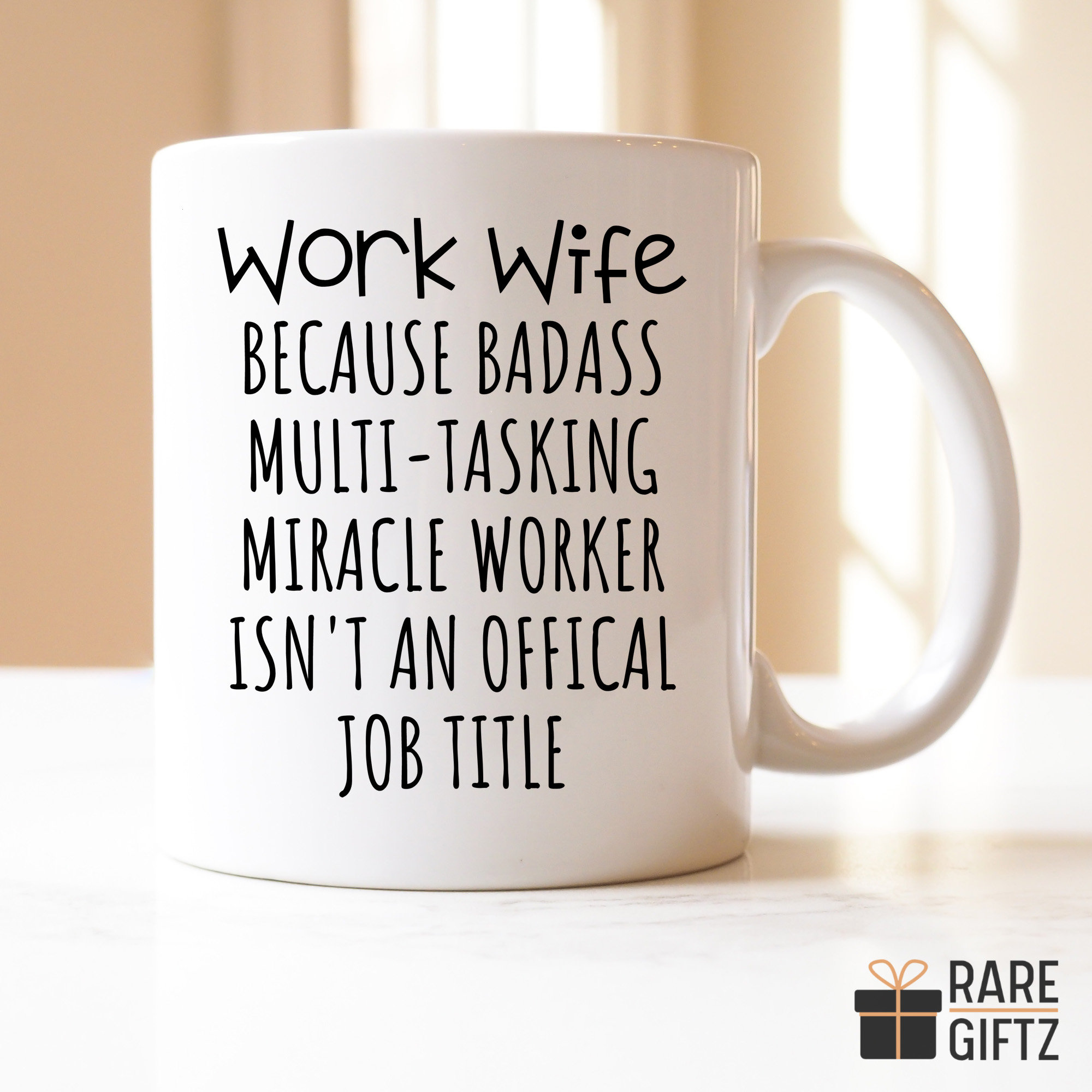 Funny Work Wife Gift Best Work Wife Ever Work Bestie Gift - Etsy