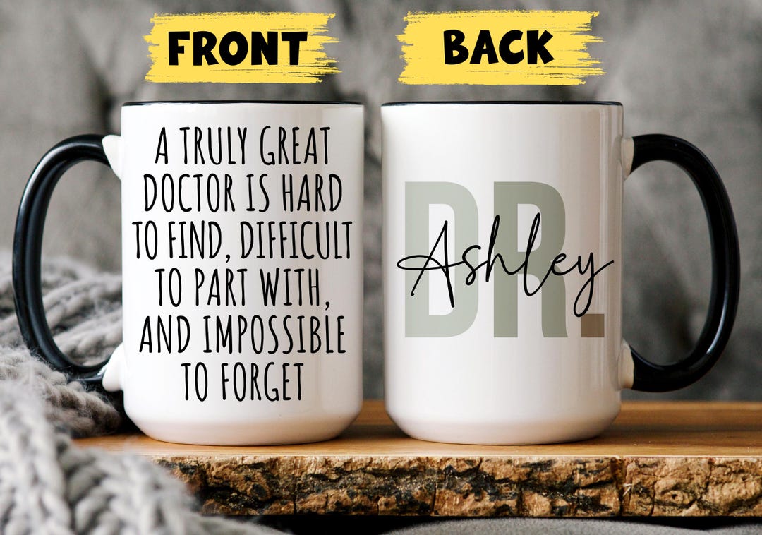 Personalized Doctor Mug, Doctor Gifts, Gifts for Doctor, Gift for Dr ...