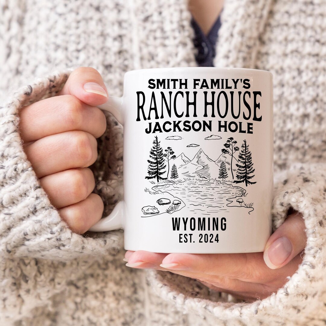 Ranch House Gift, Personalized Ranch Home Mug, Housewarming Gift for ...