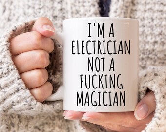 Electrician Gift, Electrician Cup, Cool Electrician Mug, Best ...