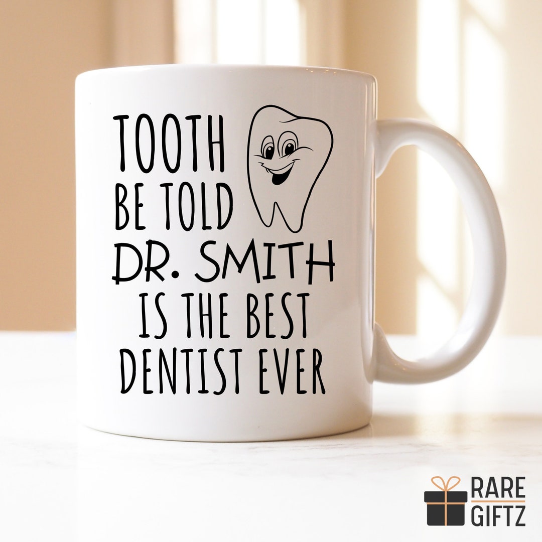 Custom Dentist Gift Dentist Appreciation Dental Office Mug - Etsy
