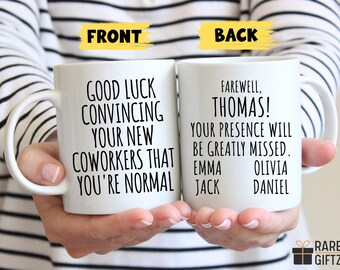 Employee Goodbye Coffee Mug/employee Leaving Gift/coworker - Etsy