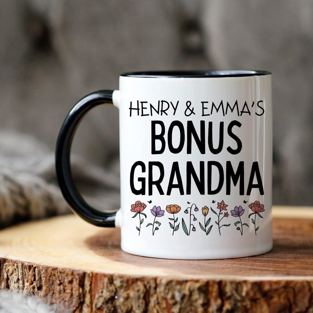 Personalized Bonus Grandma Gift, Step Grandma Birthday, Step ...