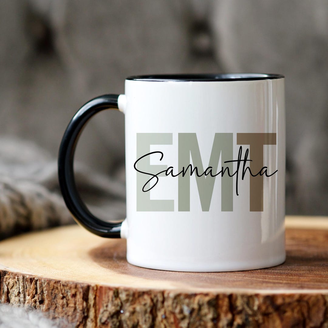 EMT Gift, Personalized EMT Mug, EMT Present, Future Emt Gift, Emergency ...