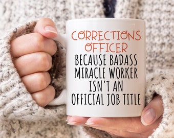 Correctional Gift, Correctional Mug, Retired Prison Guard, Jail Officer ...