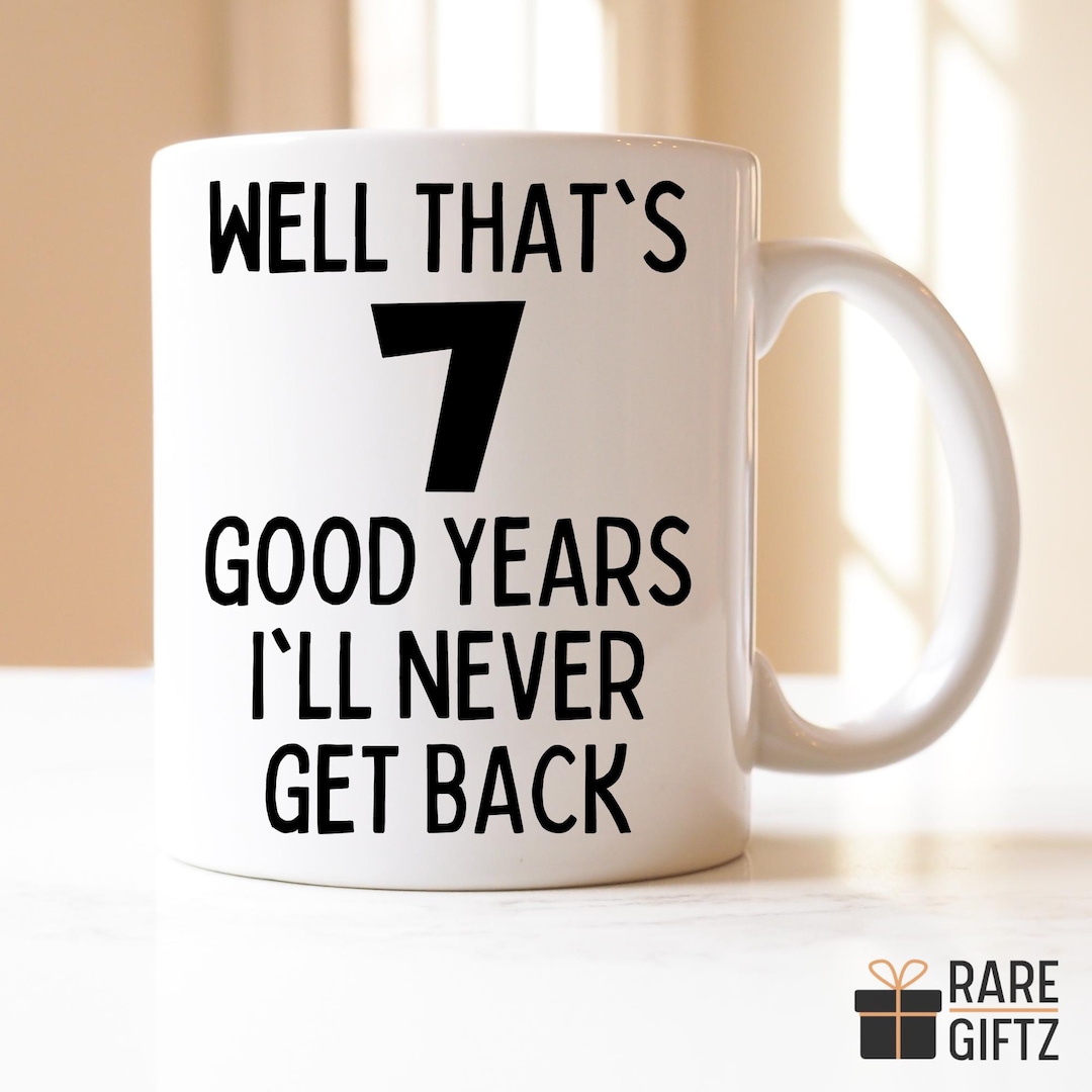 7th Work Anniversary Gift, 7 Years Work Service Gift, 7th Retirement ...