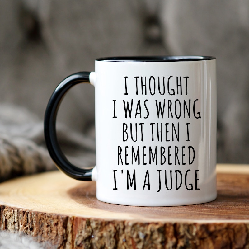Judging You Coffee Cup - Etsy