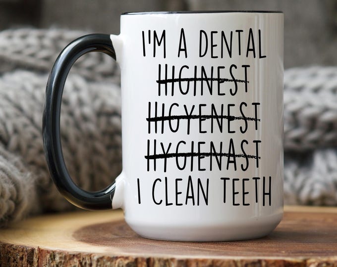 Funny Dentist Mug I Pull Out Teeth Stomatology Gifts Dental Hygienist ...