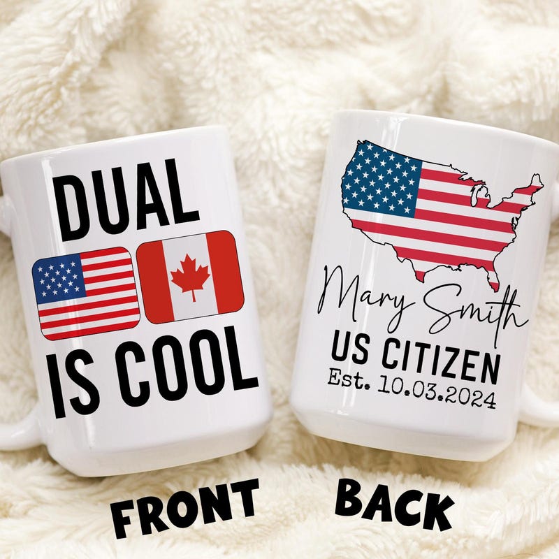 Canadian Us Citizenship - Etsy