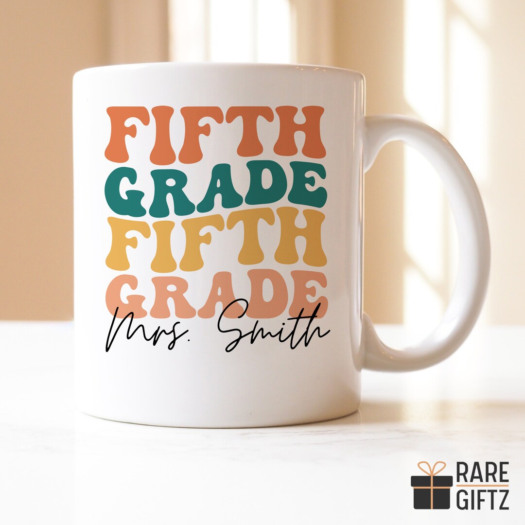 Fifth Grade Teacher Mug 5th Grade Team Back to School Mug - Etsy