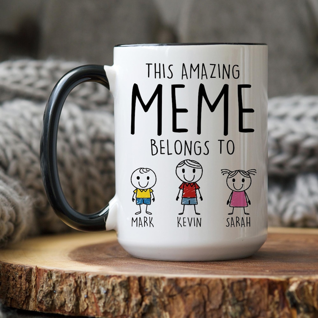 Meme Mug, Personalized Meme Gift, Meme Birthday Christmas Gift, Meme ...