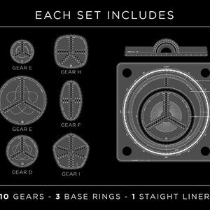 Professional Spirograph Drawing Toolset - PLANARC 2.0 Spiral Makers ...