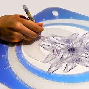 Big Professional Spirograph Drawing Toolset - PLANARC XL Spiral Makers ...