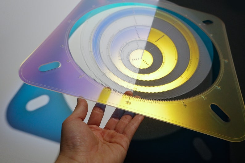 Big Professional Spirograph Drawing Toolset PLANARC XL Spiral Makers ...