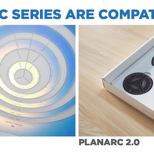 Giant Professional Spirograph Drawing Toolset - PLANARC MEGA Spiral ...