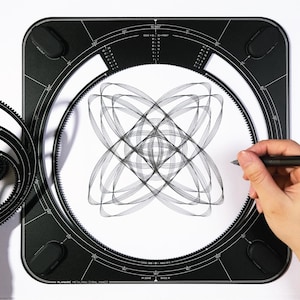 7-in-1 Big Metal Spirograph Drawing Toolset - PLANARC Metalmax - Etsy ...