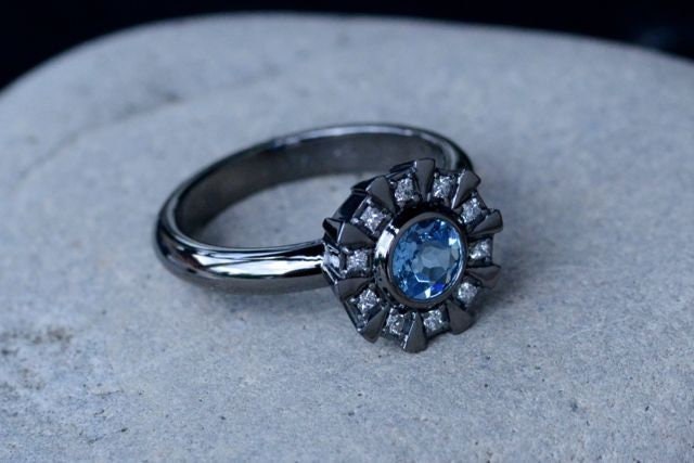 Arc Reactor Ring Iron Man Ring Marvel Ring 925 Sterling - Etsy