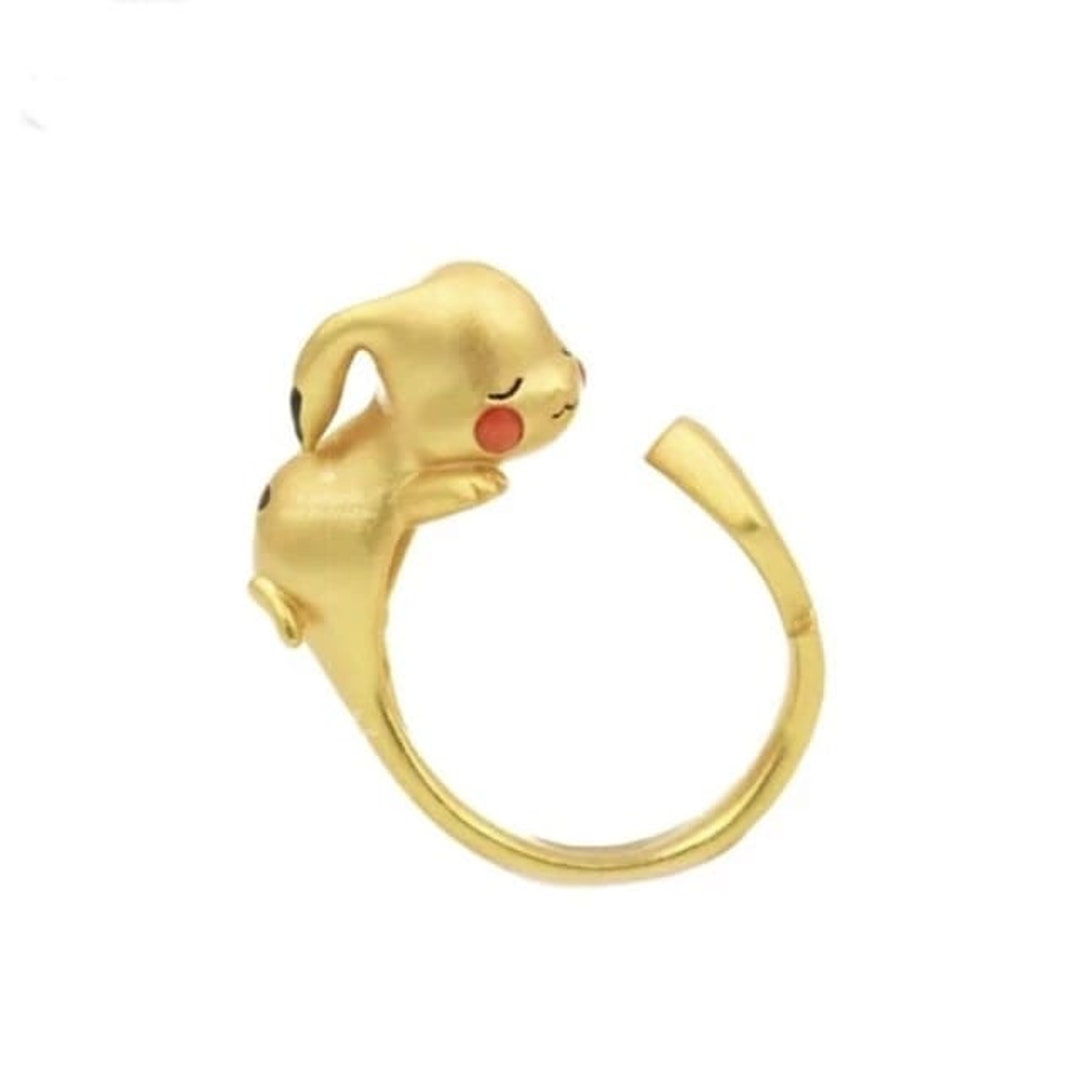 Pikachu Ring, Pokemon Ring, Gold Ring, Ash Ring, Pokemon Go Ring, Game ...