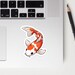 Koi Fish Sticker, Playful Decal for Laptops, Water Bottles, and More - Etsy